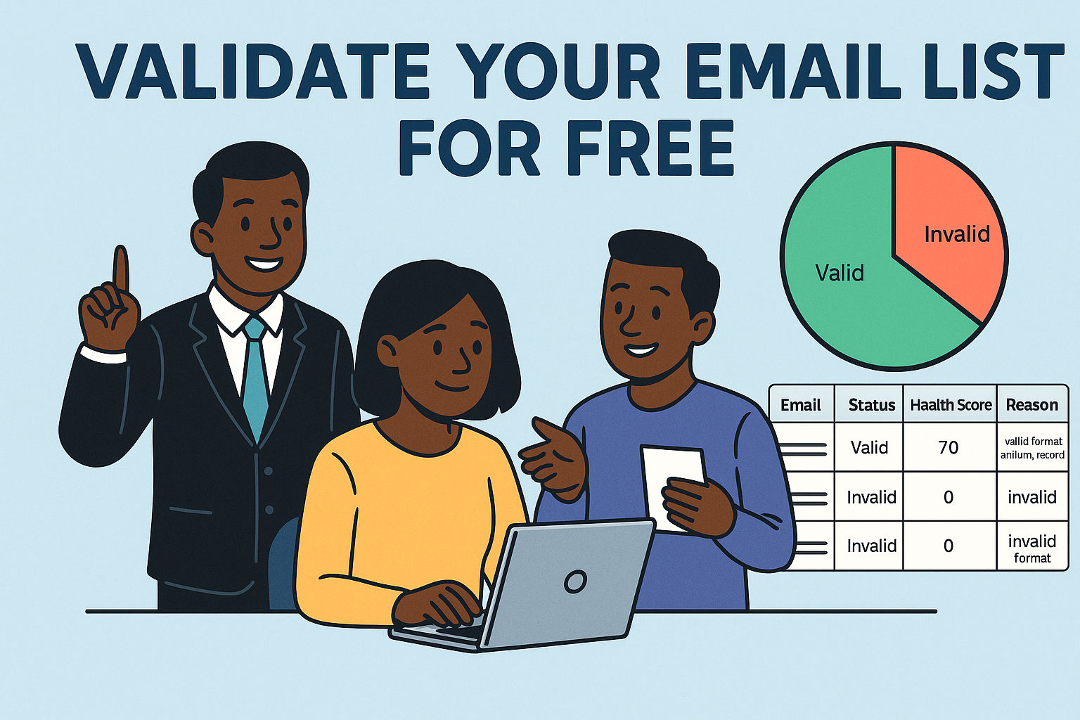 Validate Email List For Free | Super Easy CRM